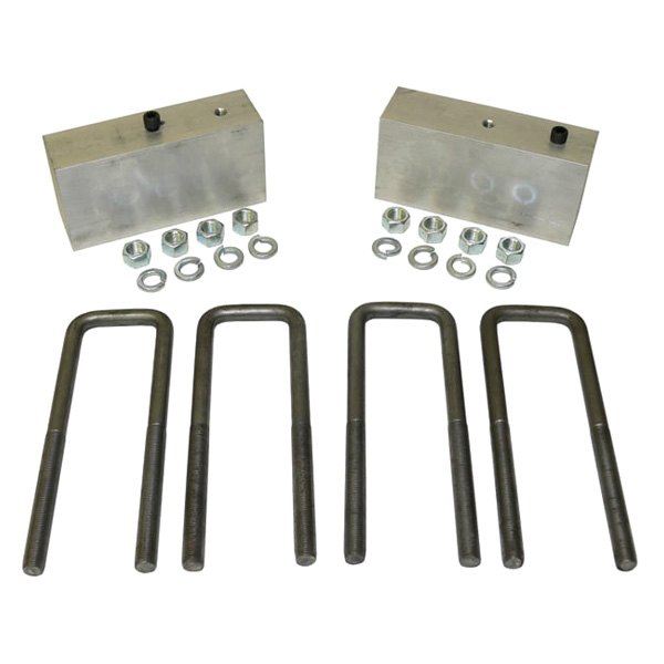 Brothers Trucks® LBU4754STOCK - 3" Rear Leaf Spring Lowering Block Kit