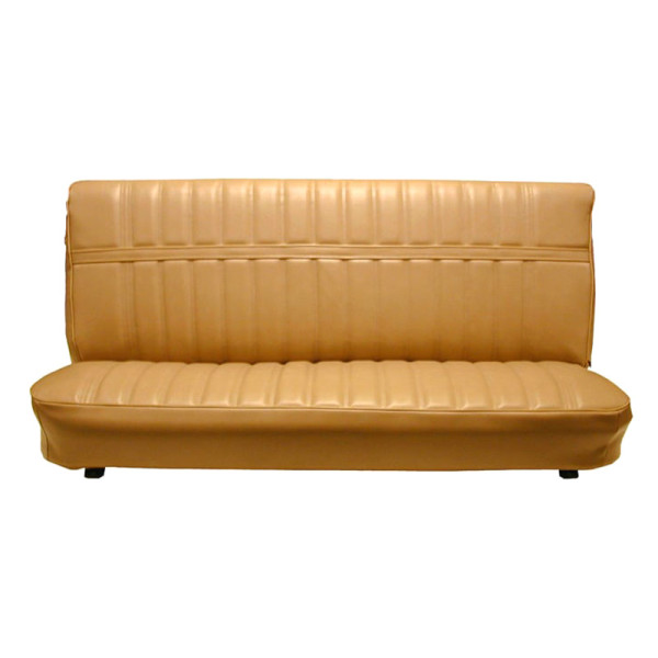 Brothers Trucks® UP80V01DKSADDLE - Front Bench Madrid Vinyl Seat ...