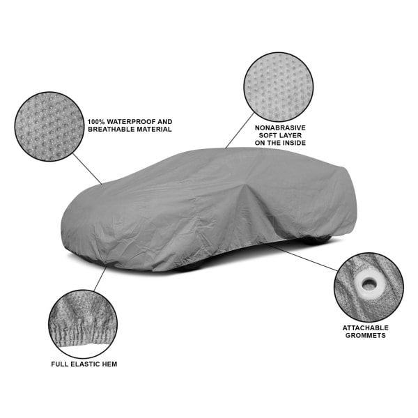 Budge Rain Barrier Gray Van Cover