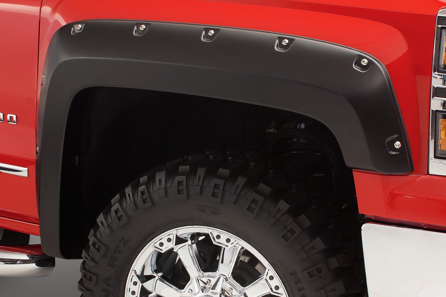 Bushwacker® 40119-02 - Pocket Style™ Matte Black Front Fender Flares
