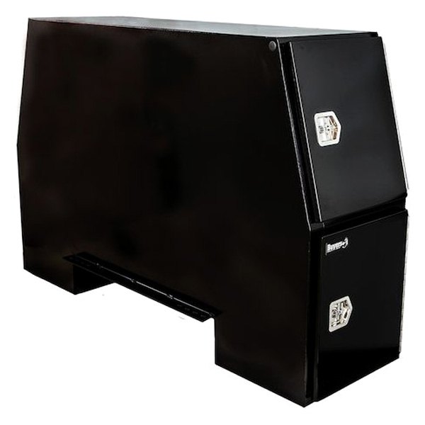 Buyers® BP855524B - Four Doors Behind Cab Tool Box with Offset Floor