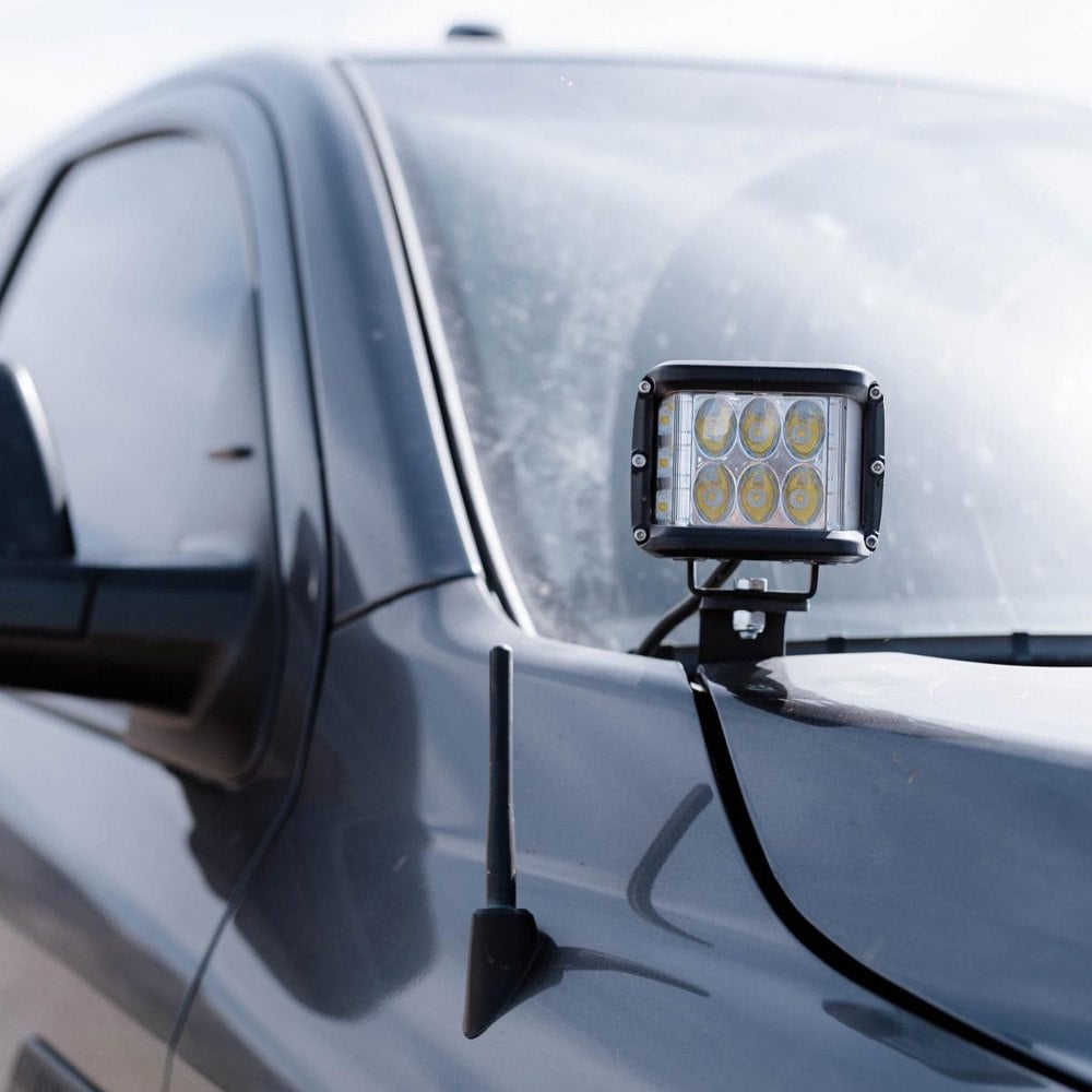 Cali Raised LED® CR2545 - Hood Ditch Mounted Low Profile 3"x2" 2x18W ...