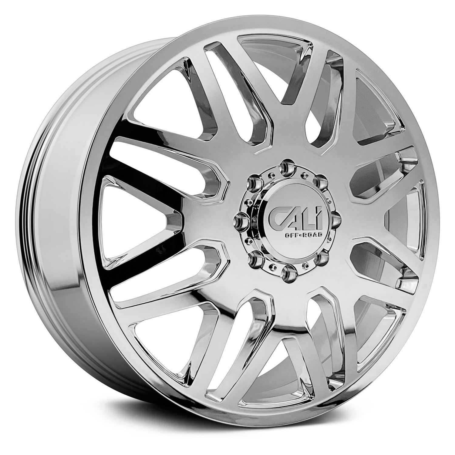 CALI OFFROAD® 9115D INVADER DUALLY Wheels - Chrome Rims