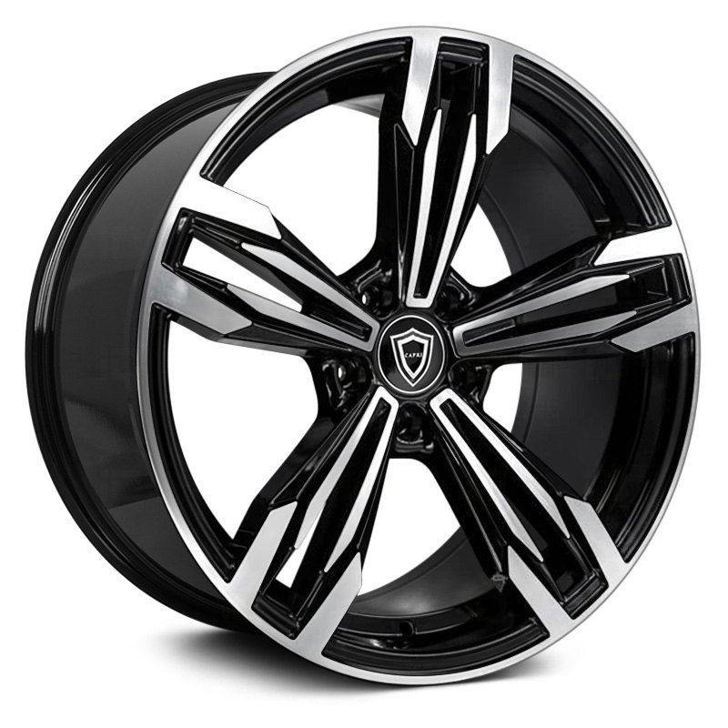 CAPRI LUXURY® C5111 Wheels - Gloss Black with Machined Face Rims