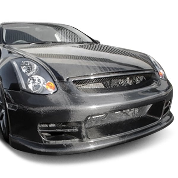 Carbon Creations® 102805 - TS-1 Style Carbon Fiber Front Bumper Cover