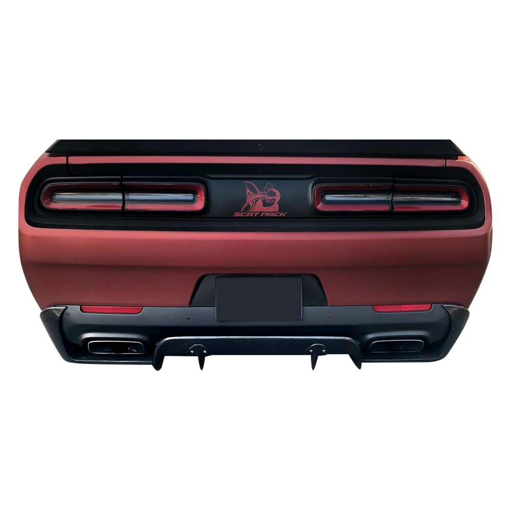 Carbon Creations® 113898 - Circuit Style Carbon Fiber Rear Diffuser