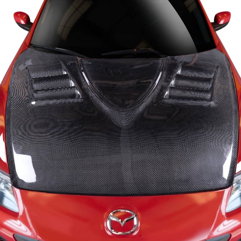 Carbon Creations® - Mazda RX-8 2005 Vader Style Carbon Fiber Hood