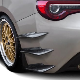 Subaru BRZ Bumper Canards - Carbon Fiber, Urethane | CARiD