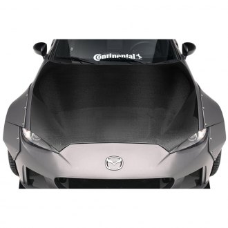 2017 Mazda Miata MX-5 Custom Hoods | Carbon Fiber, Fiberglass — CARiD.com