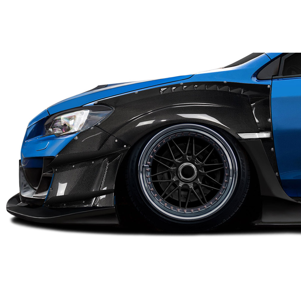 Carbon Creations® 116961 - VRS Style Carbon Fiber Wide Body Front Fenders