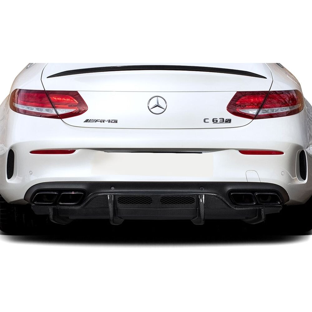 Carbon Creations® 117250 - Power Style Carbon Fiber Rear Diffuser