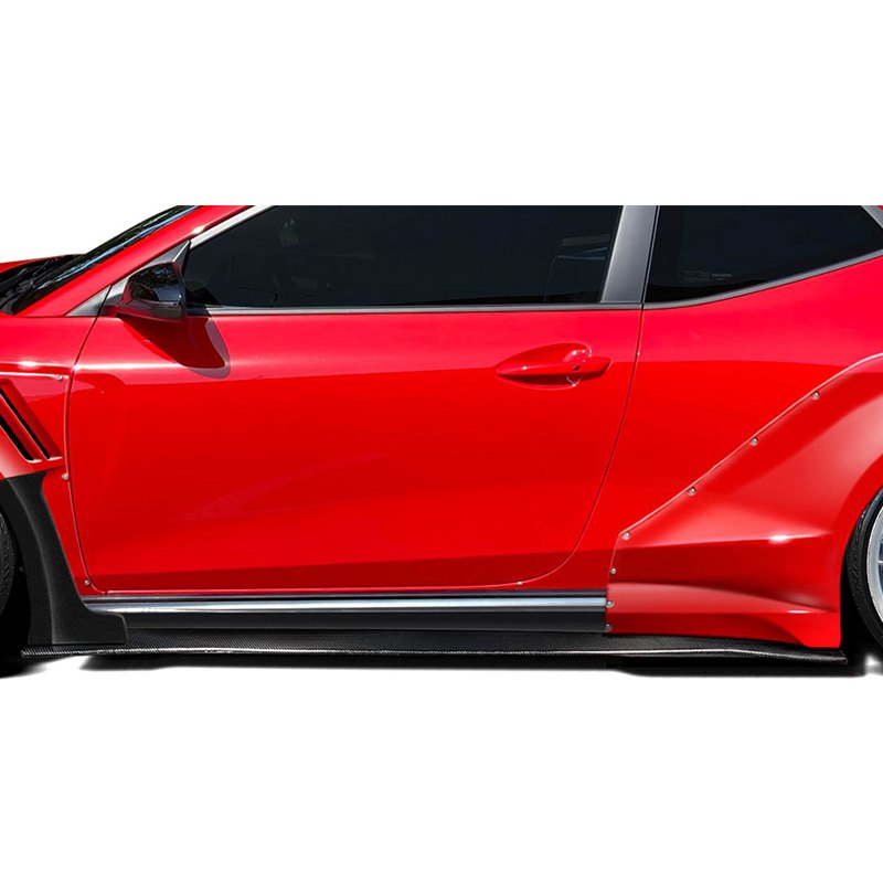 Carbon Creations® 118132 - Aerotune Style Carbon Fiber Side Skirt ...
