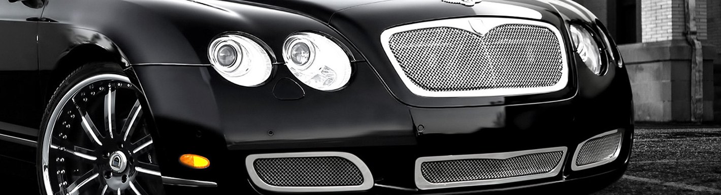 Bentley Flying Spur Custom Grilles | Billet, Mesh, CNC, LED, Chrome, Black