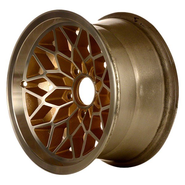 CCI® ALYGV020U55U1 - 10 Spider-Spoke Machined and Gold 15x8 Alloy ...