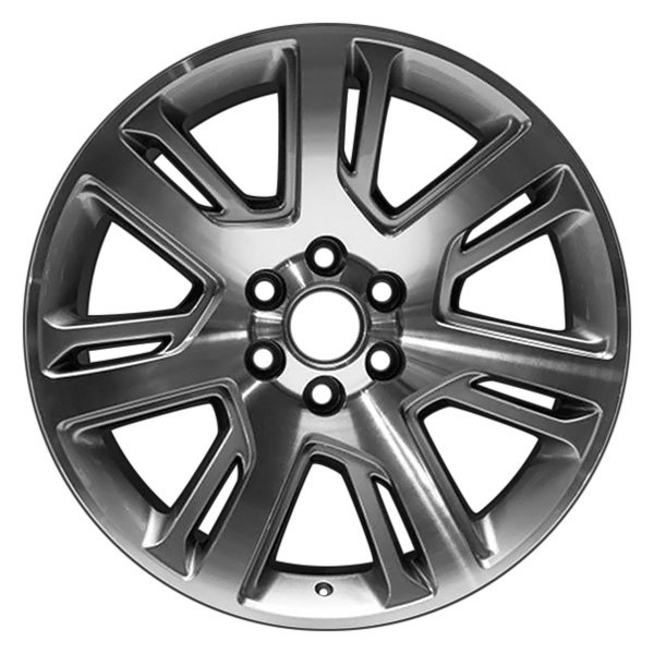 CCI® ALYGQ062U10 - 7 Double I-Spoke Silver with Machined Face 22x9 ...