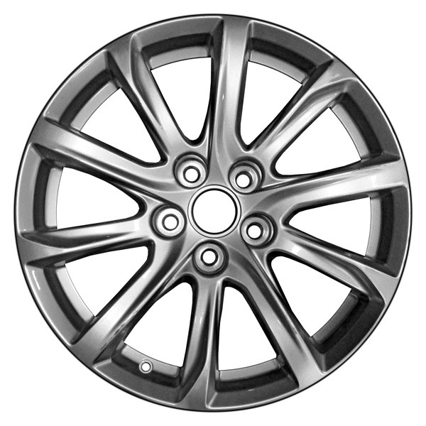 CCI® ALYGN072U20 - 10 Turbine-Spoke Silver 18x8 Alloy Factory Wheel ...