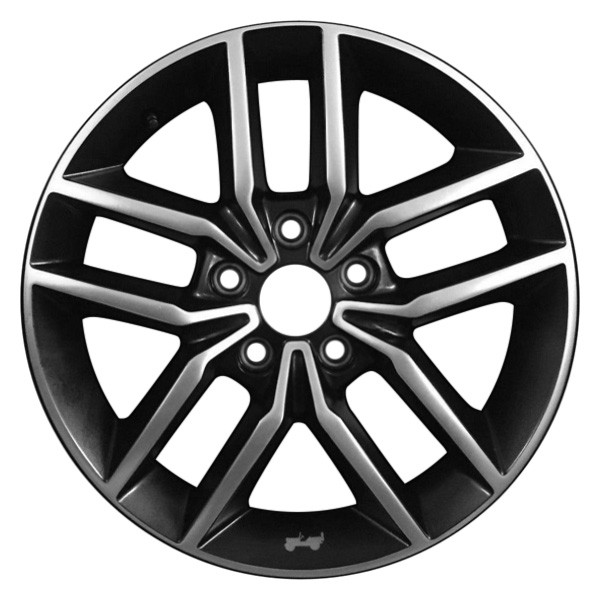 CCI® ALYJF059U90 - Double 5-Spoke Polished and Dark Charcoal Metallic ...