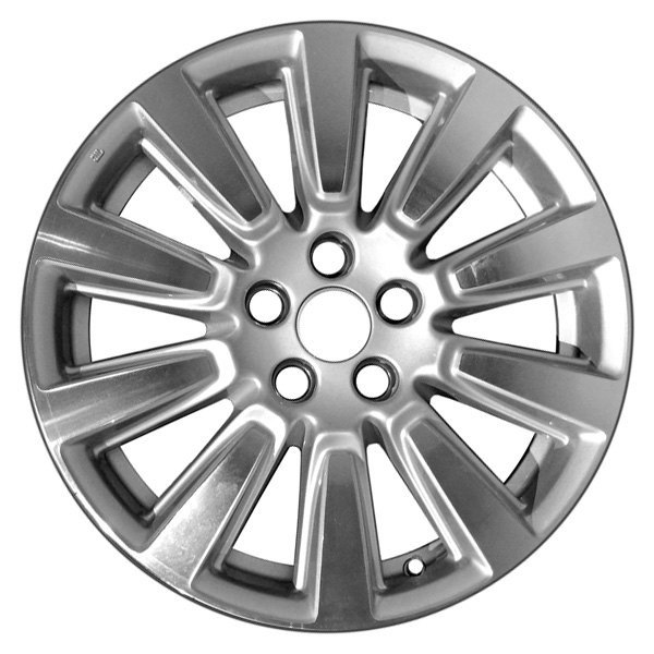 CCI® ALYTT056A10 - 10 I-Spoke Silver with Machined Accents 18x7 Alloy ...