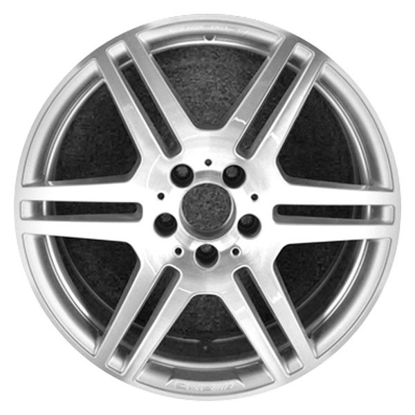 CCI® ALYMD046U10 - 6 Double I-Spoke Machined and Sparkle Silver 18x8 ...
