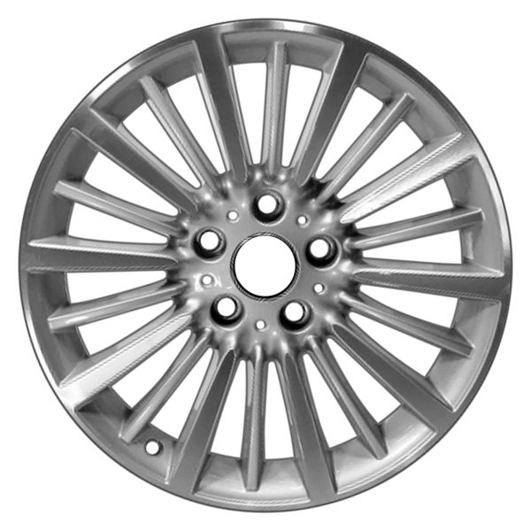 CCI® ALYBX093U10 - 20 Alternating-Spoke Silver with Machined Accents ...