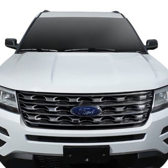 2015 Ford Explorer Custom Grilles - Billet, Mesh, LED, Chrome, Black