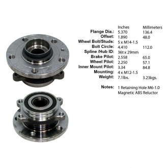 Volkswagen Caddy Wheel Hubs | Assemblies, Bearings, Bolts, Seals ...