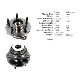 1999 Ford Ranger Wheel Hubs | Assemblies, Bearings, Seals — CARiD.com