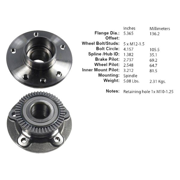 Centric® 406.36000E - C-Tek™ Front Driver Side Standard Non-Driven ...
