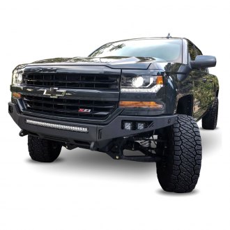 2018 Chevy Silverado Custom 4x4 Off-Road Steel Bumpers – CARiD.com
