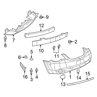 2008 chrysler sebring front bumper store