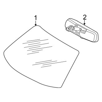 2004 Chrysler PT Cruiser Replacement Windshield Glass | CARiD