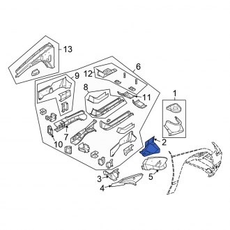 Chrysler Pacifica OEM Fenders | Factory Front & Rear Fenders — CARiD.com