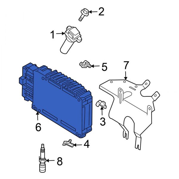 Chrysler OE 5150251AC - Engine Control Module (ECM)