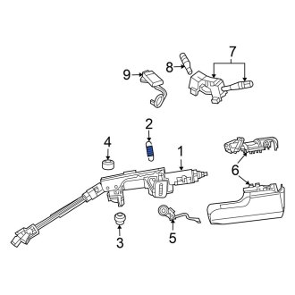 Chrysler Pacifica Steering Columns, Shafts & Parts — CARiD.com