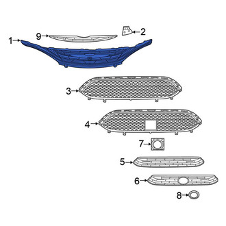 Chrysler Voyager OEM Grilles | Factory Billet & Mesh Grilles — CARiD.com