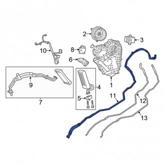 Chrysler Pacifica OEM A/C & Heating Parts | Systems, Compressors ...