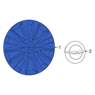 Chrysler Pacifica OEM Wheel Covers - Hub Caps, Wheel Skins | CARiD