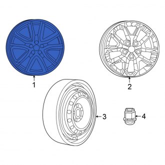 Chrysler Pacifica OEM Wheels | Original Steel & Alloy Wheels — CARiD.com