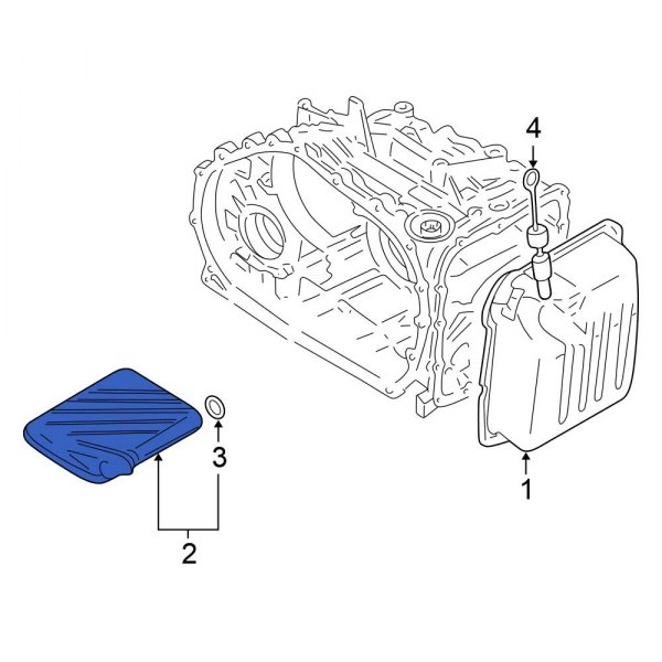 Chrysler OE 4864505AB - Transmission Oil Filter
