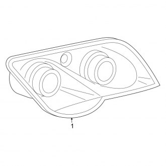 2005 Chrysler Crossfire OEM Headlights | Factory Headlights - CARiD.com