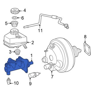 Chrysler Crossfire Brake Master Cylinders & Parts | CARiD