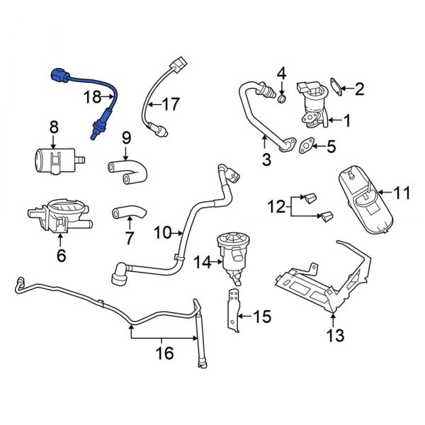 Chrysler OE 56028994AB - Front Oxygen Sensor