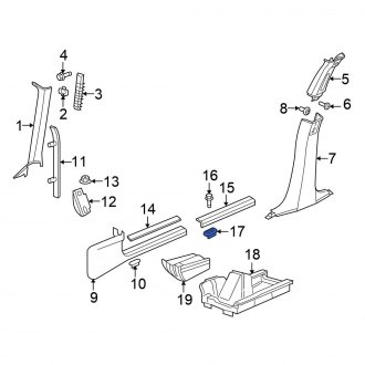 Chrysler 300 Rocker Panel Hardware - Clips, Brackets | CARiD