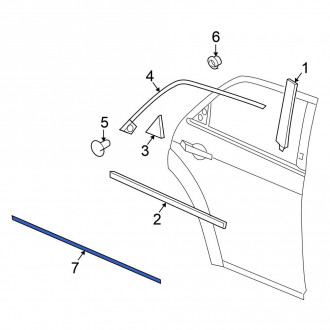 Chrysler 300 Door Moldings - Side, Edge, Belt | CARiD