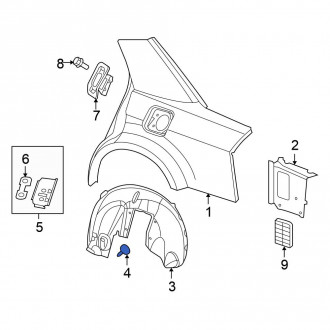 Chrysler 300 Fender Support Braces & Hardware — CARiD.com
