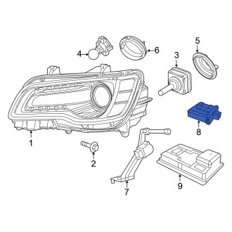 Chrysler 300 OEM Headlights | Projector, LED, HID, Halo — CARiD.com