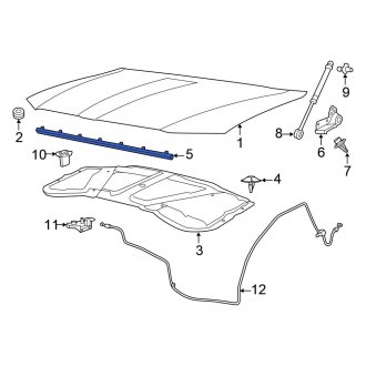 Chrysler 300 Hood Weatherstripping Seals — CARiD.com