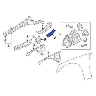 Chrysler 300 Replacement Chassis Frames & Rails - CARiD.com
