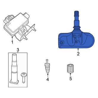 Chrysler 300 OEM TPMS Sensors - Bluetooth, Wireless, USB | CARiD