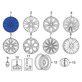 Chrysler 300 OEM Wheels | Original Steel & Alloy Wheels — CARiD.com